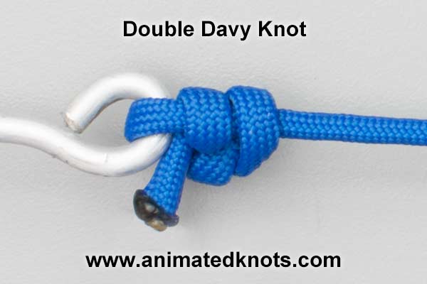 Double Davy Knot | How to tie a Double Davy Knot | Knots